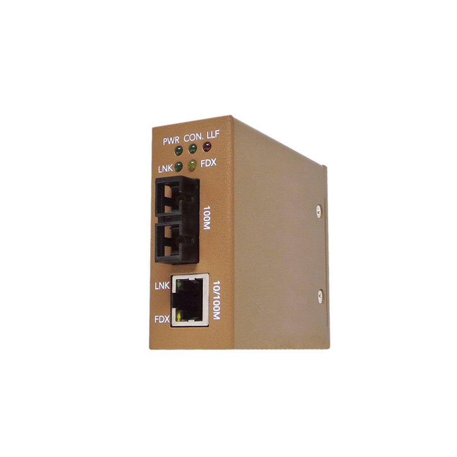 DS101 - Industrial 1-port Fast Ethernet to Fiber Media Converter | WoMaster