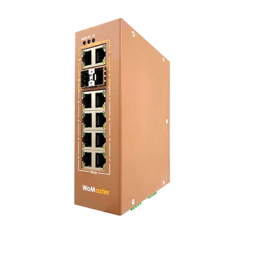DS210 - Industrial 8+2G Unmanaged Ethernet Switch | WoMaster