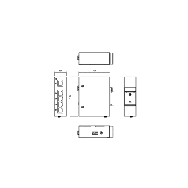 DS205 Industrial 5G Ethernet Switch